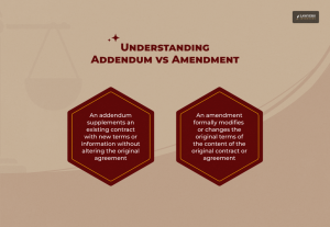Addendum vs Amendment: How Do They Change Contracts?
