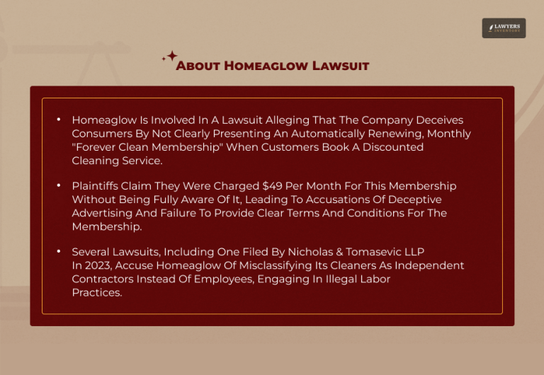 Homeaglow Lawsuit: What Are The Major Allegations?